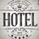 Hotel Sign, Vectors | GraphicRiver