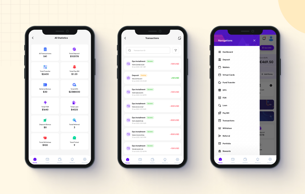 Digibank – Complete Digital Banking Flutter App by tdevs | CodeCanyon