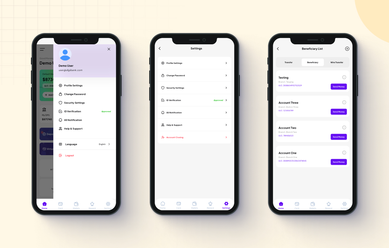 Digibank – Complete Digital Banking Flutter App by tdevs | CodeCanyon