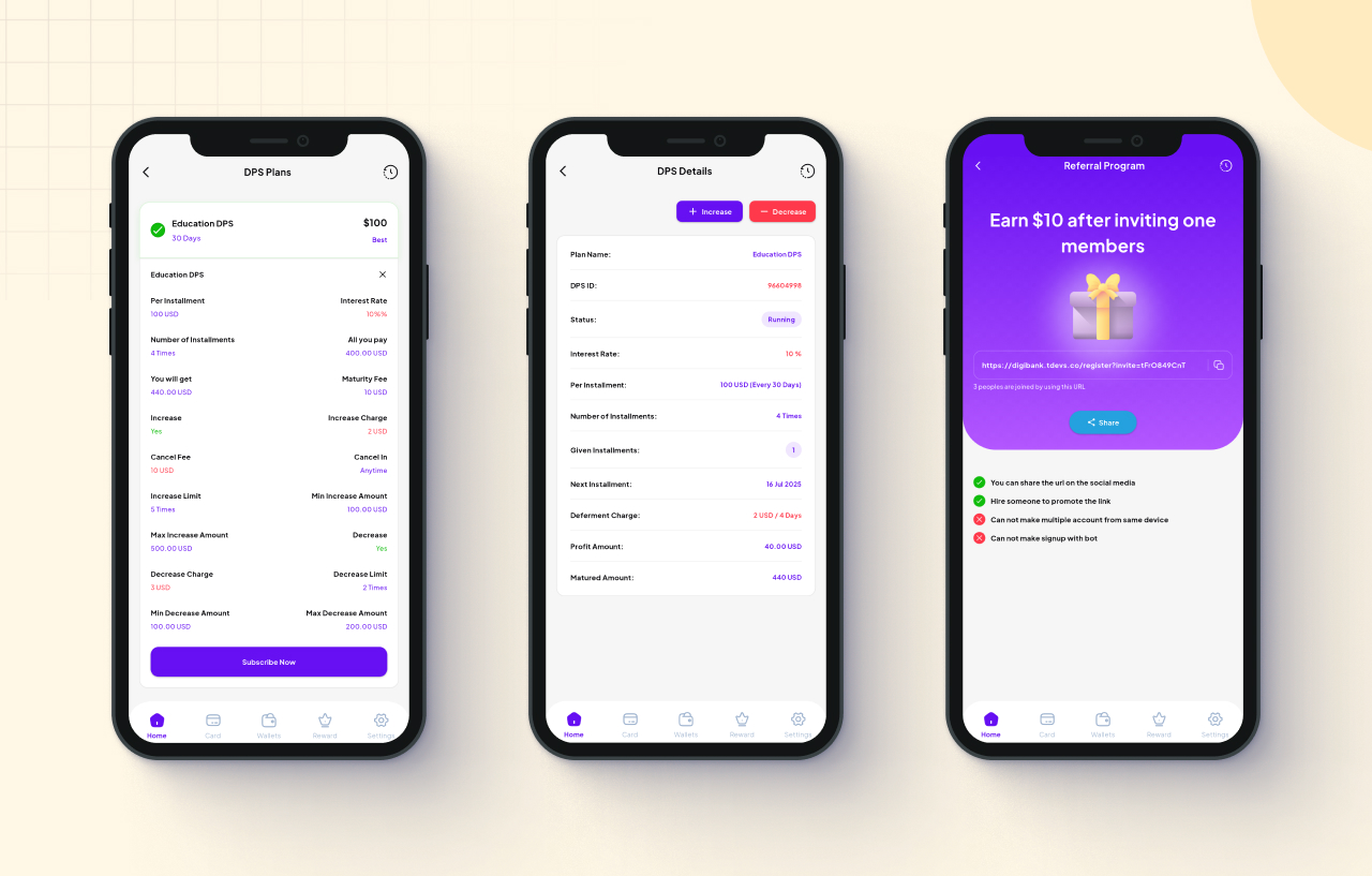 Digibank – Complete Digital Banking Flutter App by tdevs | CodeCanyon