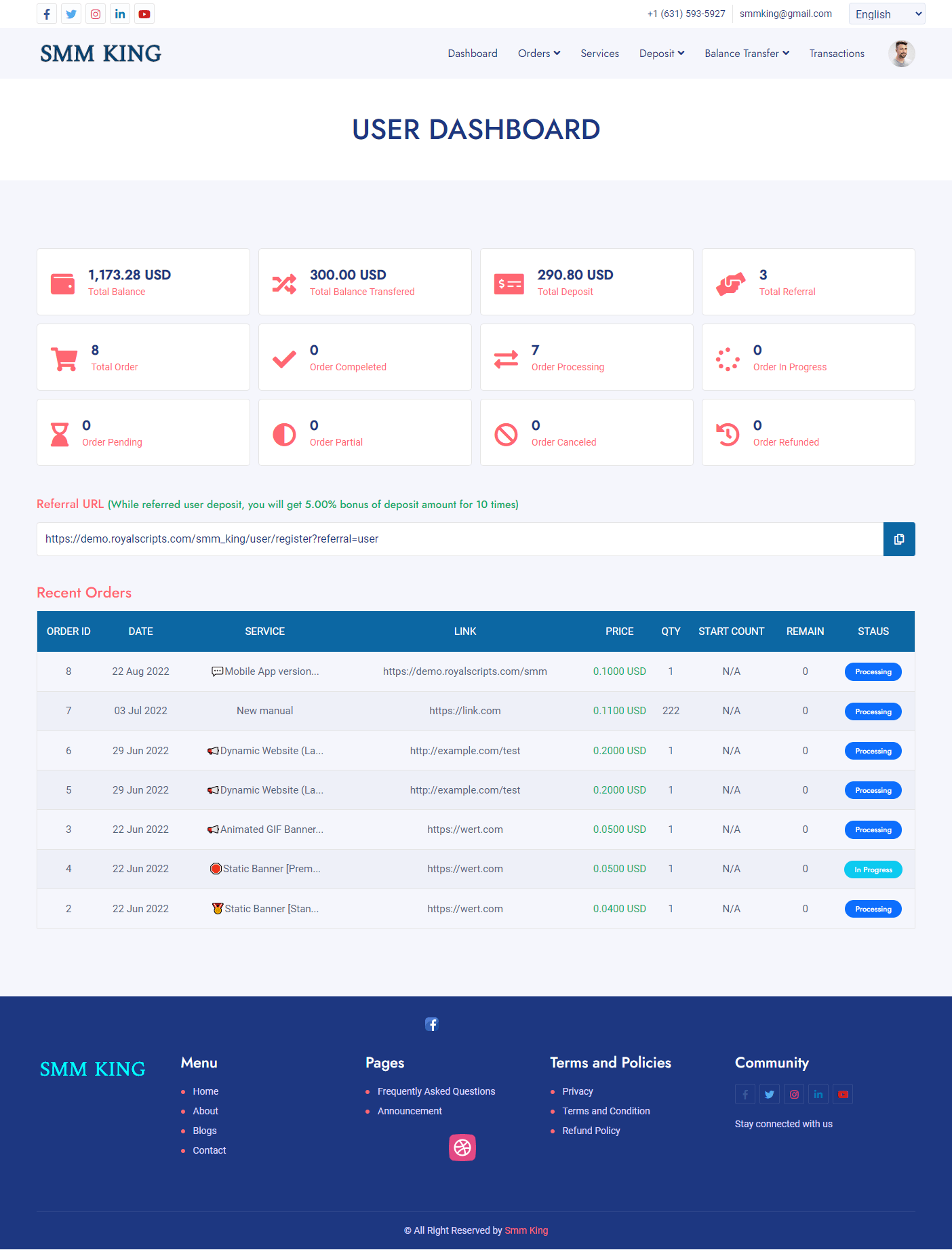SMM Pro- Advanced Social Media Marketing CMS by GeniusOcean | CodeCanyon
