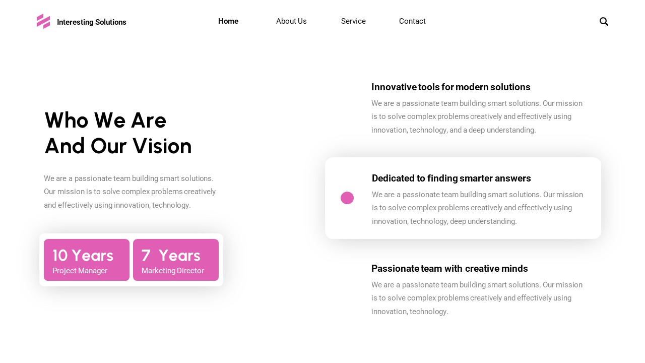 Interesting Solutions Generator Presentation, Presentation Templates