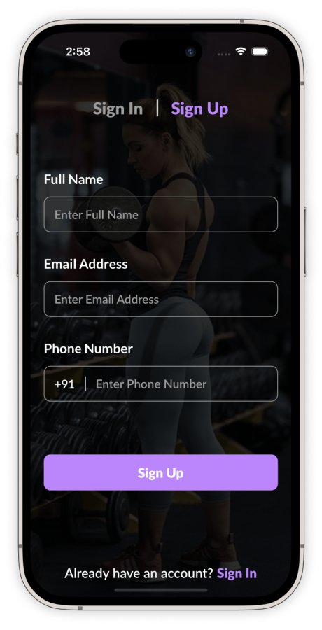 React Native Fitness Workout App Template in React Native | FitStart by ...
