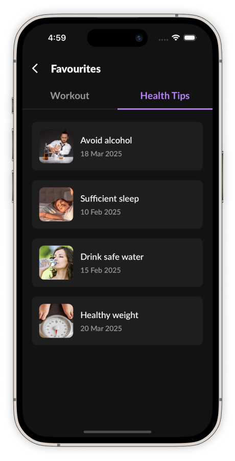React Native Fitness Workout App Template in React Native | FitStart by ...