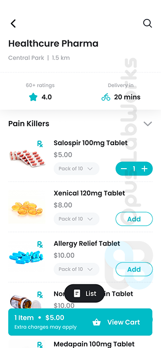 6 App Template | Online Pharmacy Delivery App | Medicine Booking App ...