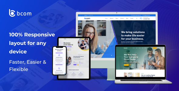 Bcom - Consulting Business WordPress Theme by rs-theme | ThemeForest