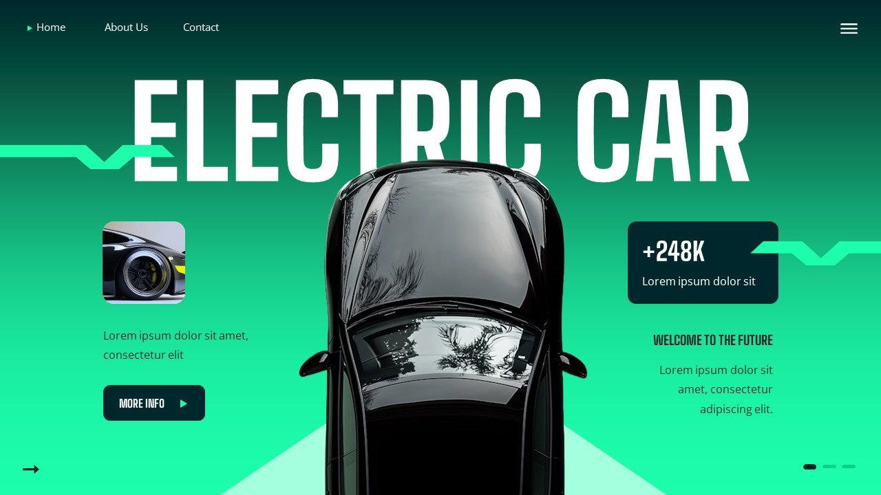 Electric Car Powerpoint Template, Presentation Templates | GraphicRiver