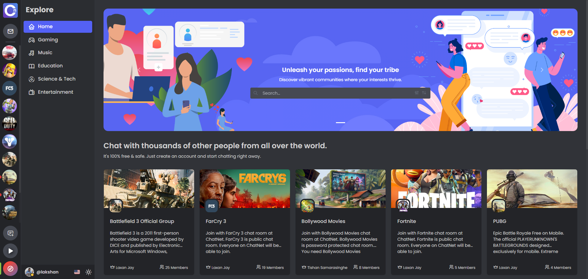 ChatNet - PHP Chat Room & Private Chat Script by On-Codes | CodeCanyon