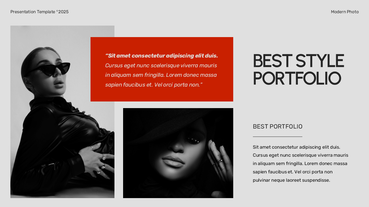 QUIETUDE - Creative Business Plan Presentation Template, Presentation ...