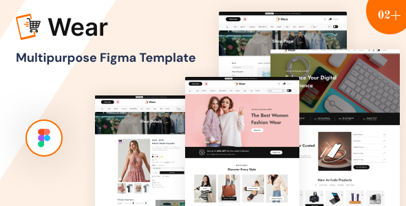 Wear - Multipurpose Figma Template by baysoftbdx | ThemeForest