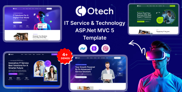 oTech - IT Solutions & Technology Startup ASP.NET MVC 5 Template by Unifato