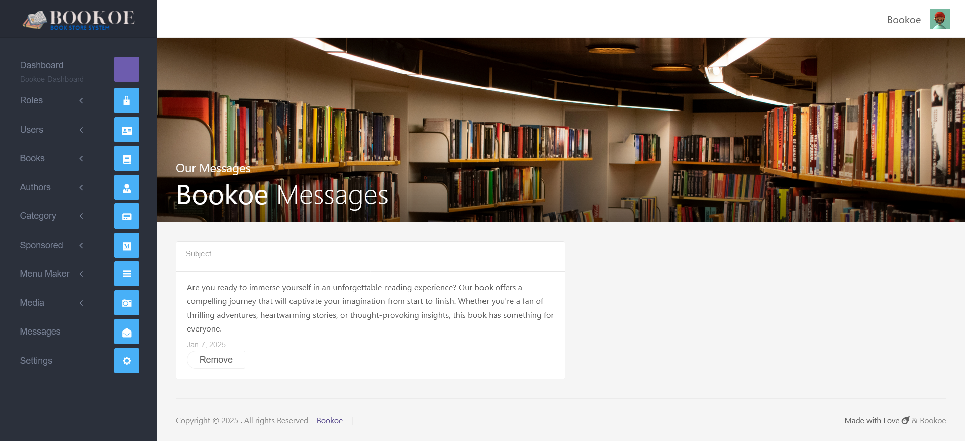 Bookoe - BookStore Script System with website by Meteros | CodeCanyon