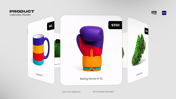Product Carousel Promo, After Effects Project Files | VideoHive
