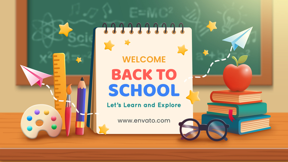 Back to School Intro, After Effects Project Files | VideoHive