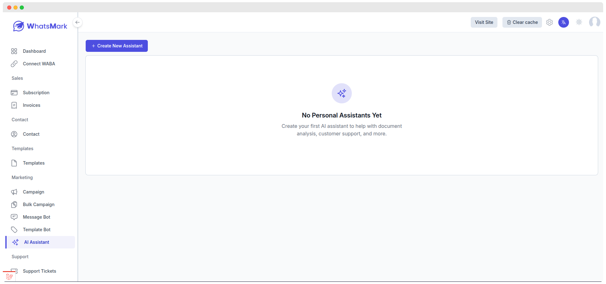 AI Assistant & Knowledge Bot Addon for WhatsMarkSaaS by corbitaltech