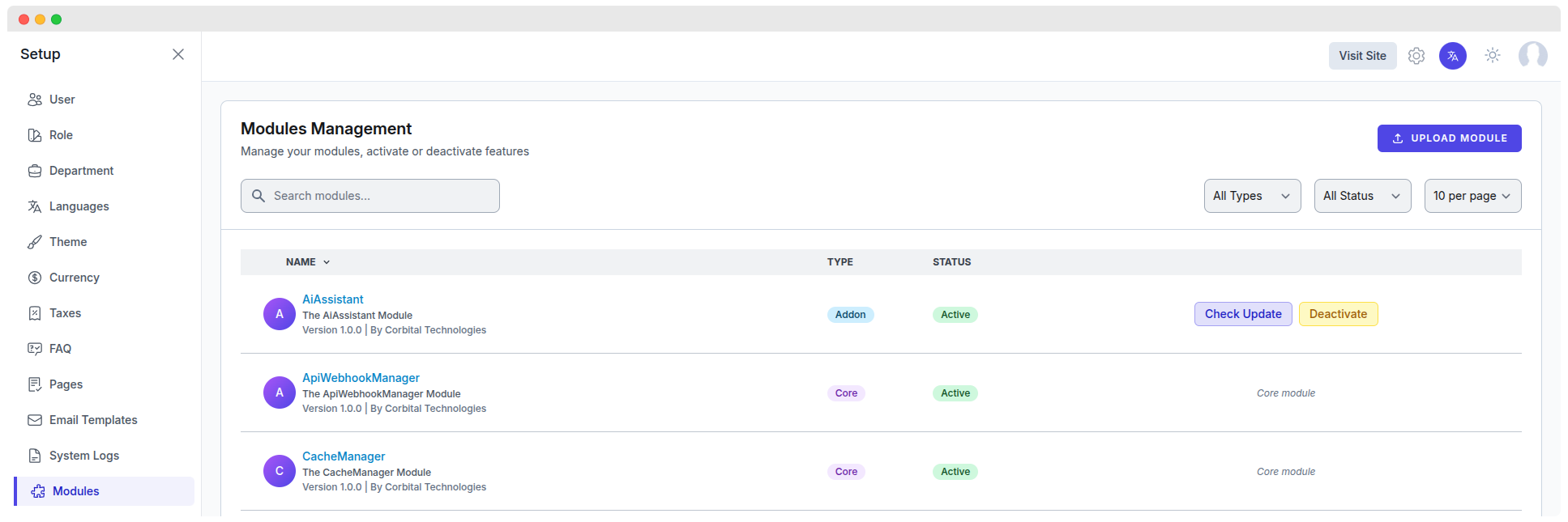 AI Assistant & Knowledge Bot Addon for WhatsMarkSaaS by corbitaltech