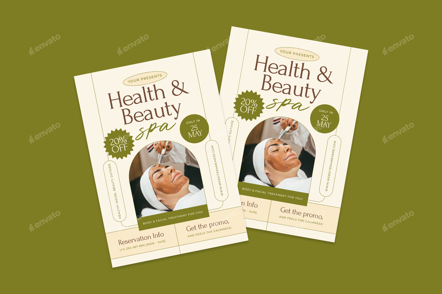 Spa Promotion Flyer, Print Templates | GraphicRiver