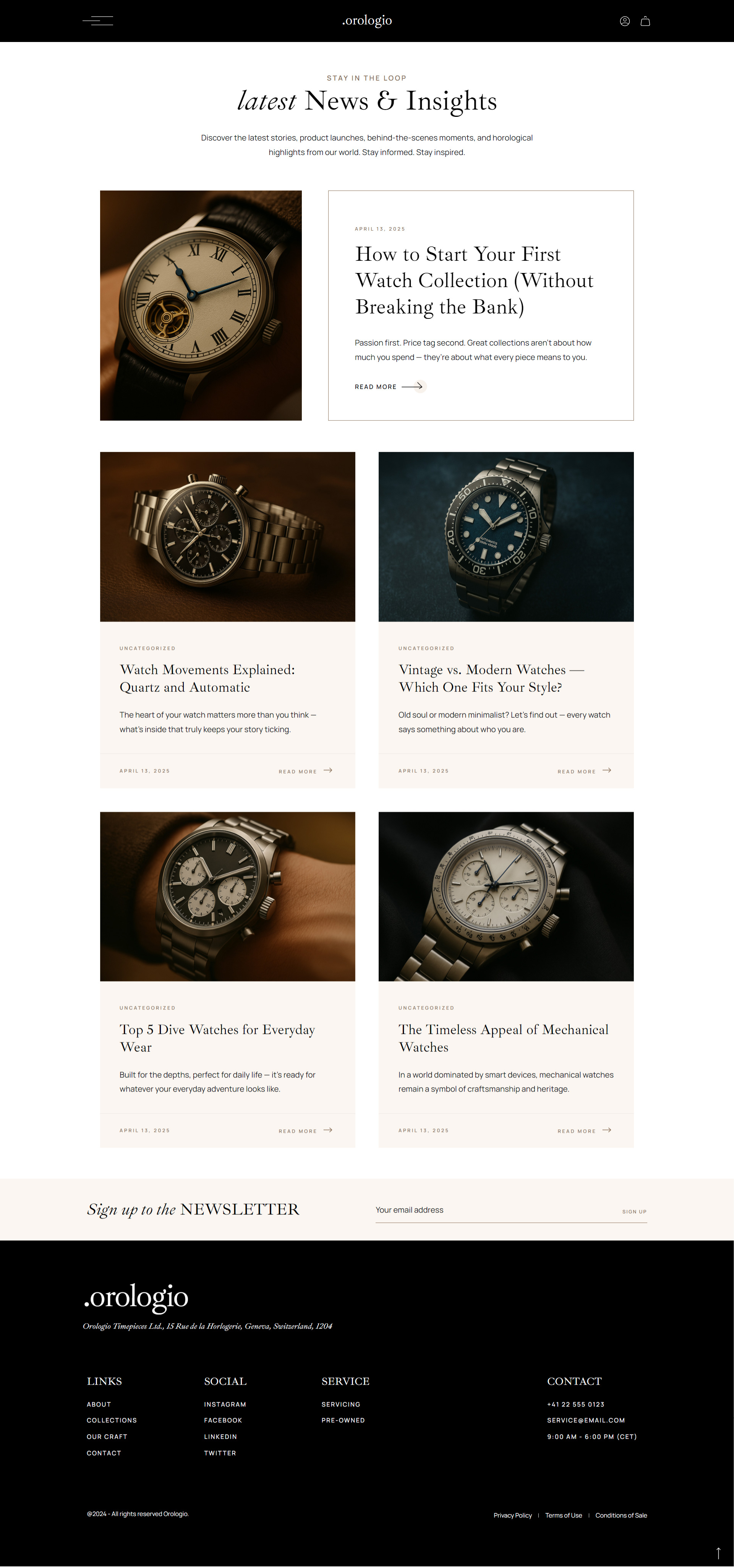 Orologio – Luxury Watch Store WordPress Theme by disgogo | ThemeForest