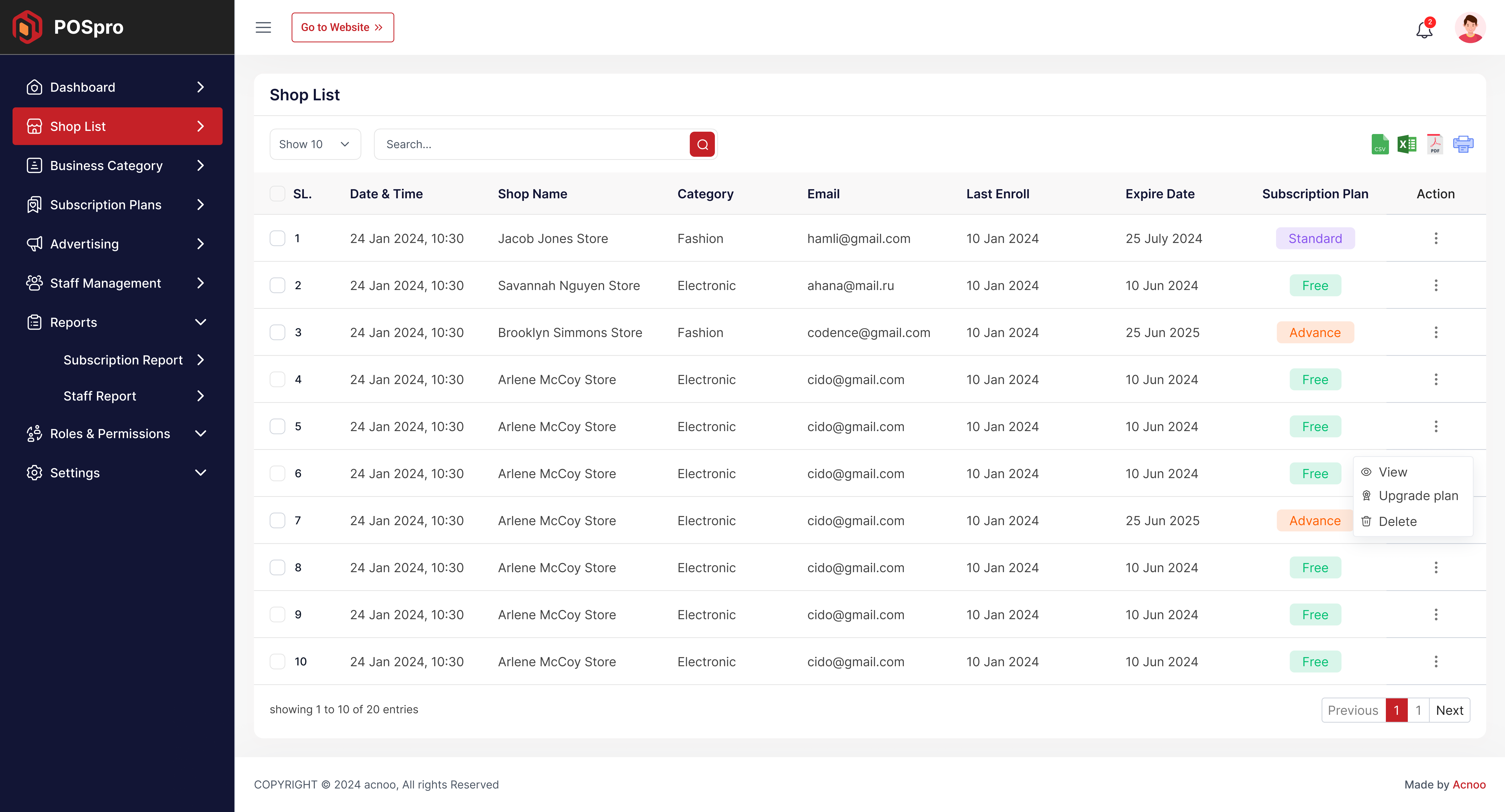 POS Pro - Advanced POS & Inventory Management System | POS SaaS ...