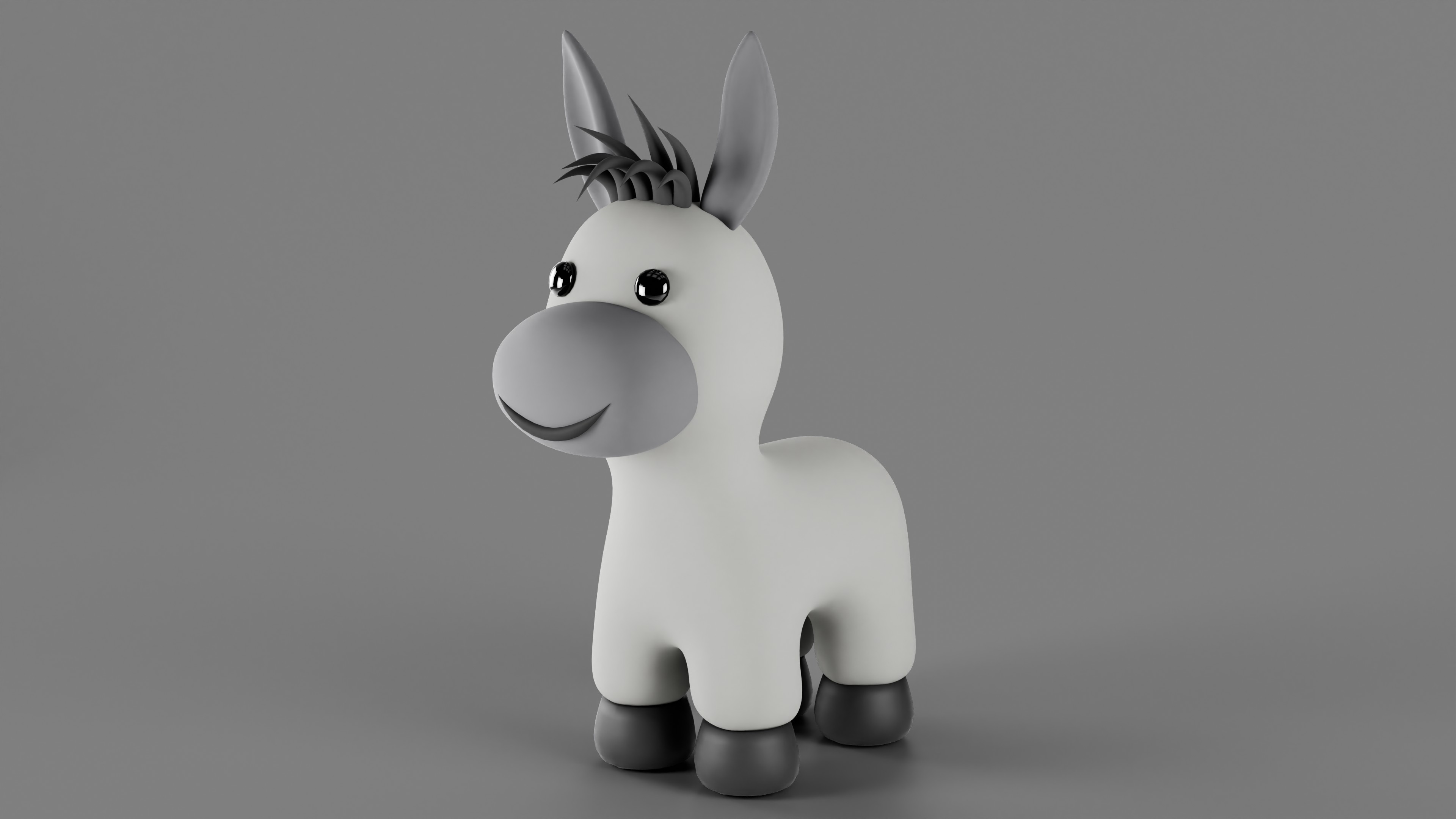 Stylized Donkey Character by yanamakarella | 3DOcean