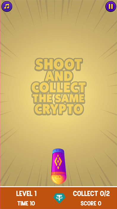 Crypto Cannon Game ( Construct 3 | C3P | HTML5) Endless Game by CGFX-Studio