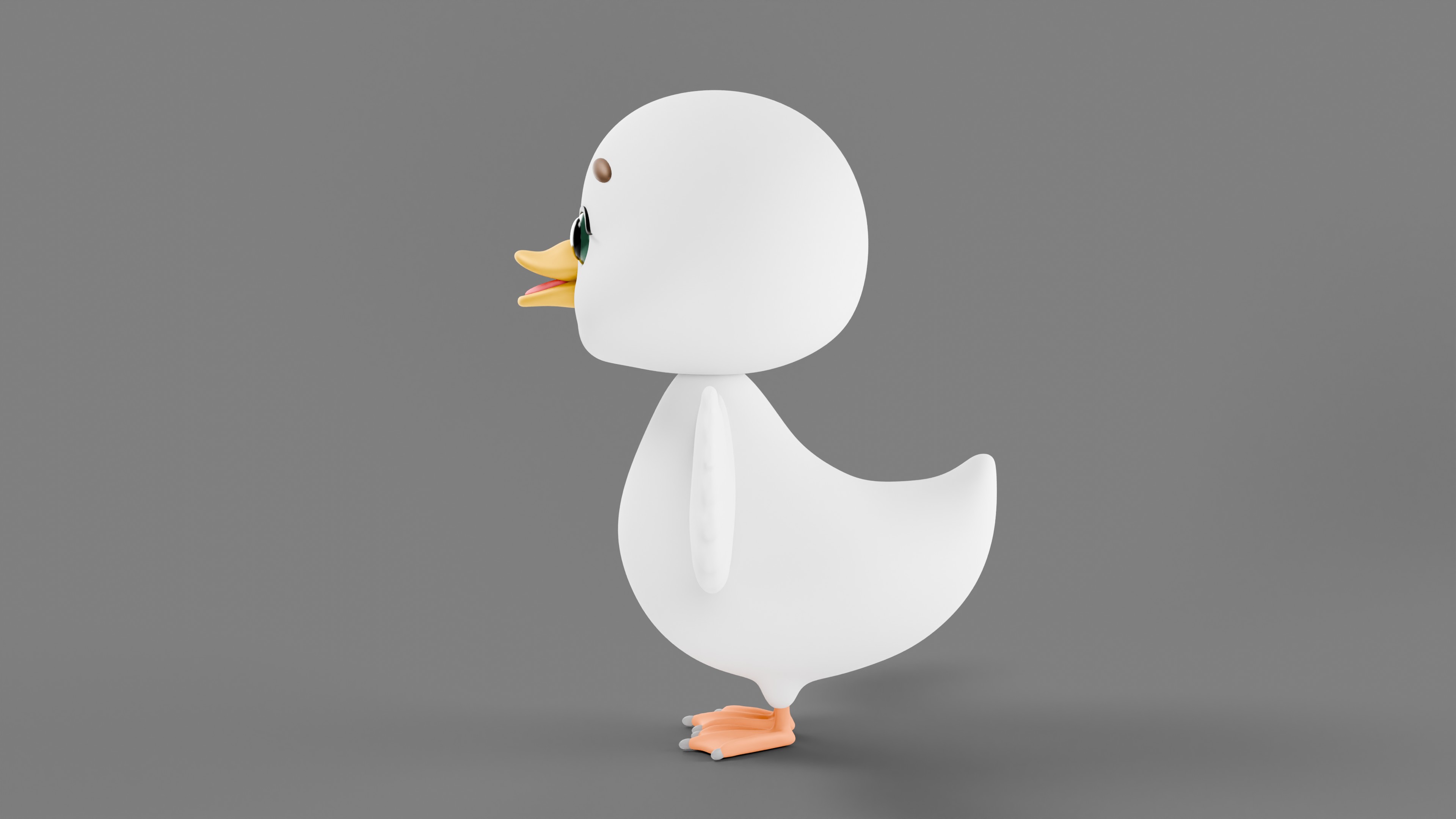 Cartoon Duck 3D Model by yanamakarella | 3DOcean