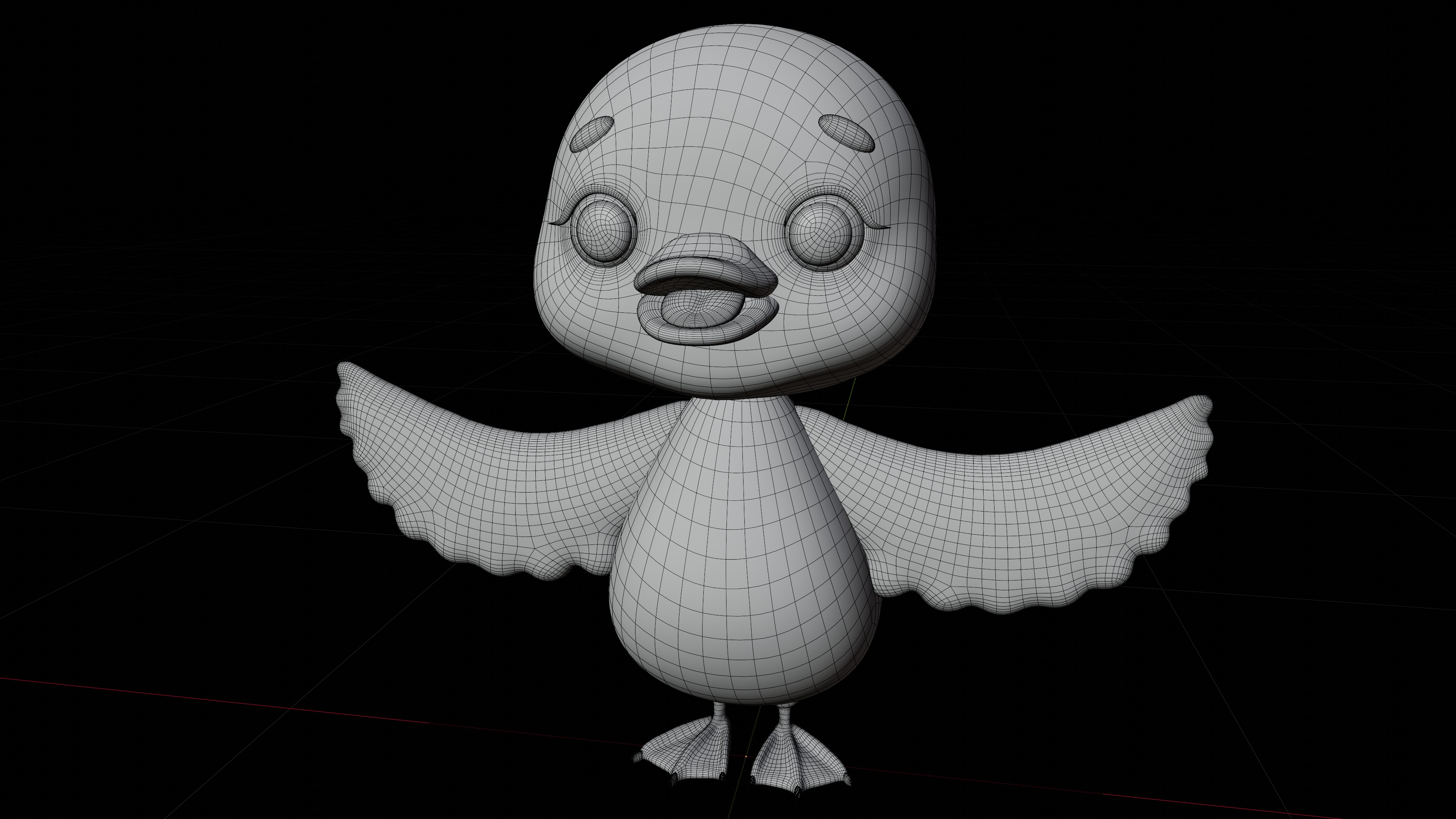 Cartoon Duck 3D Model by yanamakarella | 3DOcean