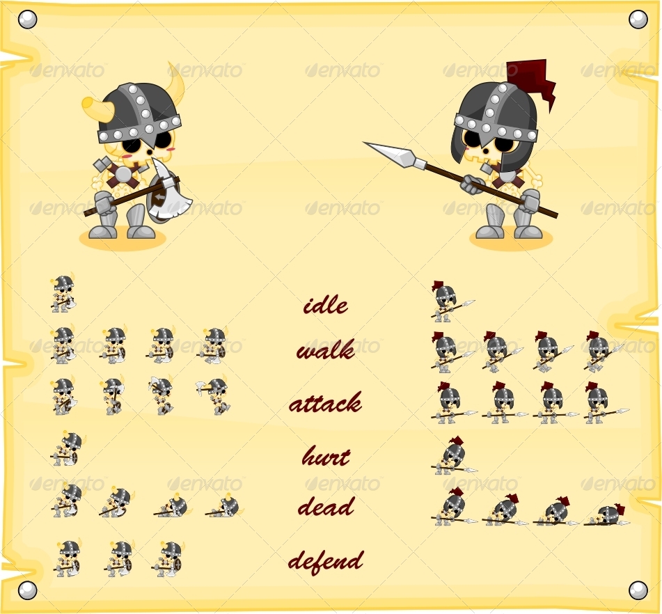 Characters Spritesheet 3, Game Assets | GraphicRiver