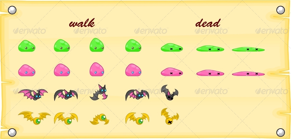 Characters Spritesheet 3, Game Assets | GraphicRiver