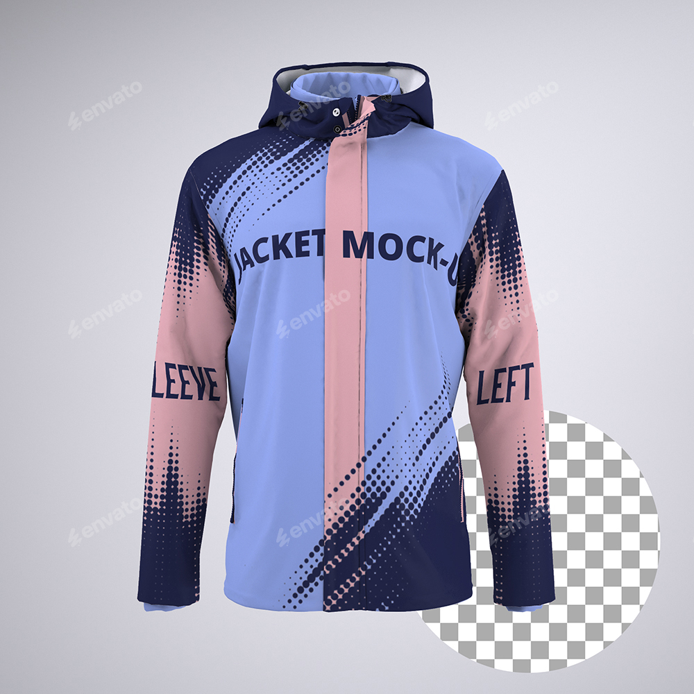 Men's Work Jacket Mock-Up, Graphics | GraphicRiver