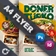 Doner Restaurant Flyer Templates, Print Templates | GraphicRiver