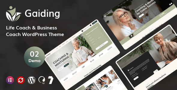 Gaiding - Life and Business Coach WordPress Theme by HKangles | ThemeForest