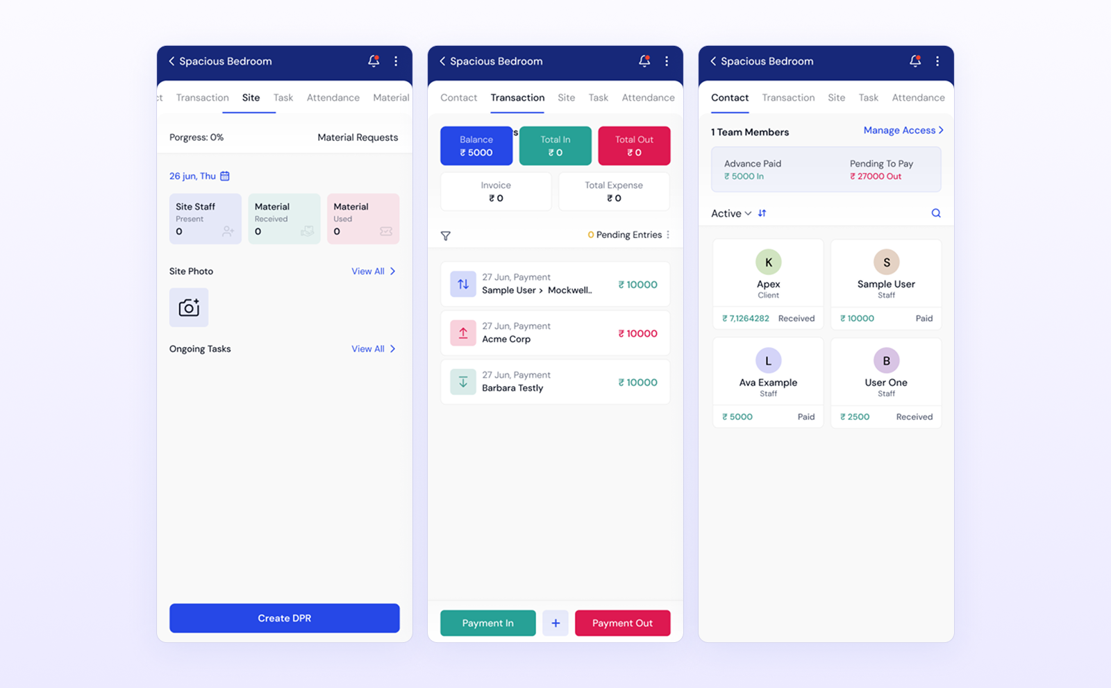 SiteMaster - React Native CLI Construction Management App Template by ...