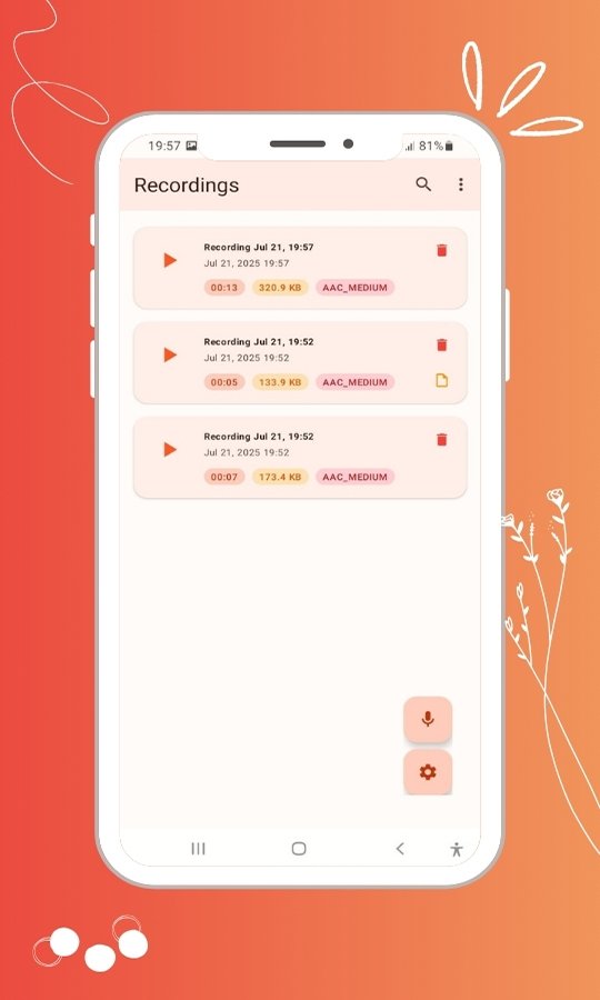 Smart Voice Recorder & Transcriber - Android App (Java) by devloper416