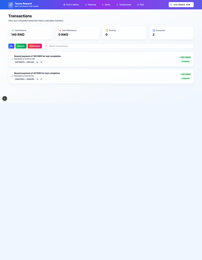 Web3 Rewards - Task Reward Platform by Coodes | CodeCanyon