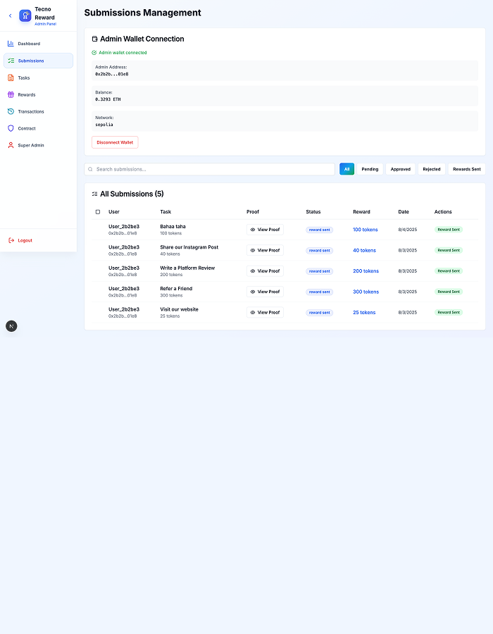Web3 Rewards - Task Reward Platform by Coodes | CodeCanyon