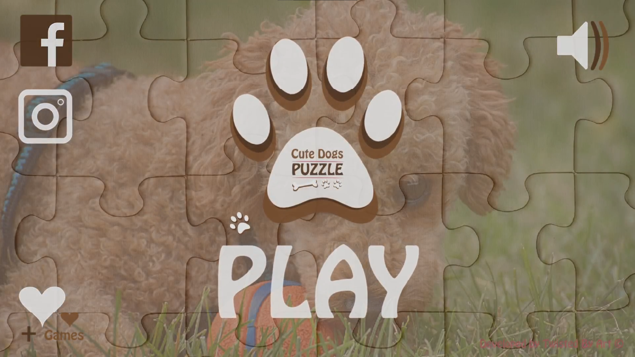 Cute Dogs Puzzle | HTML5 Construct Game by TwistedByArt | CodeCanyon