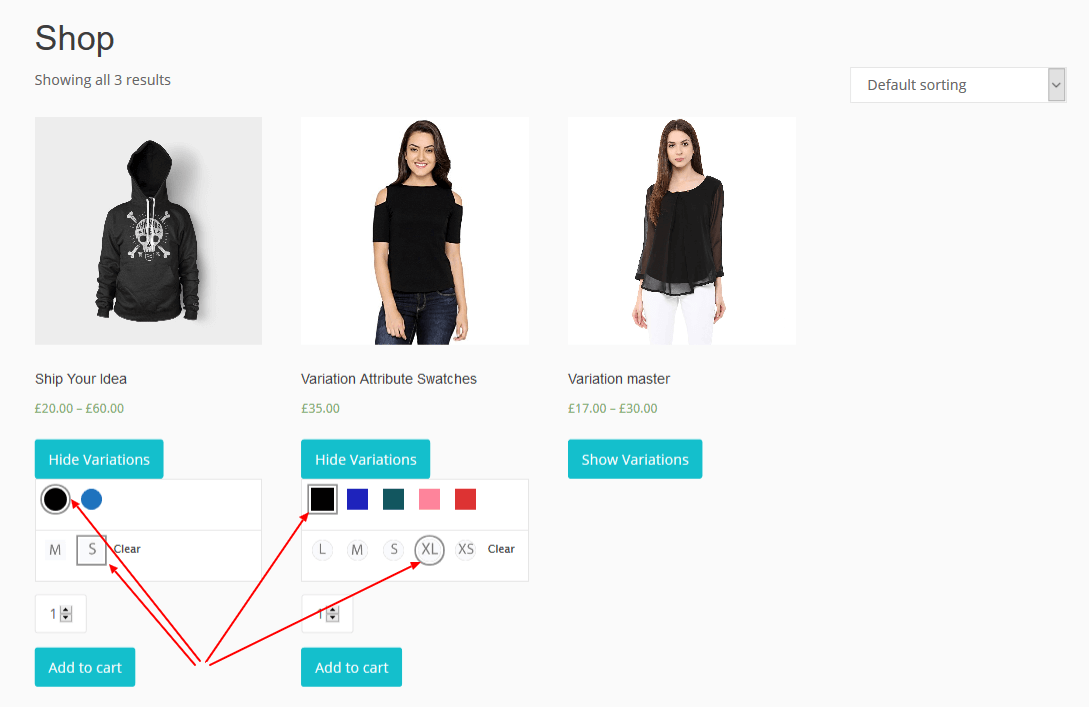 WooCommerce Variation Master - Variation Dropdown, Variable Products ...