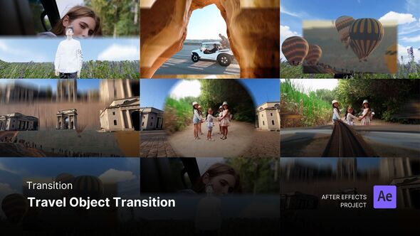 Transition - Travel Object Transition After Effects Project Files ...