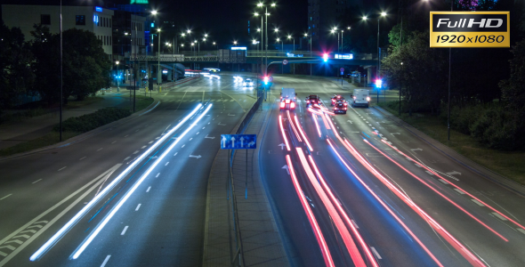 Night City Time Lapse, Stock Footage | VideoHive