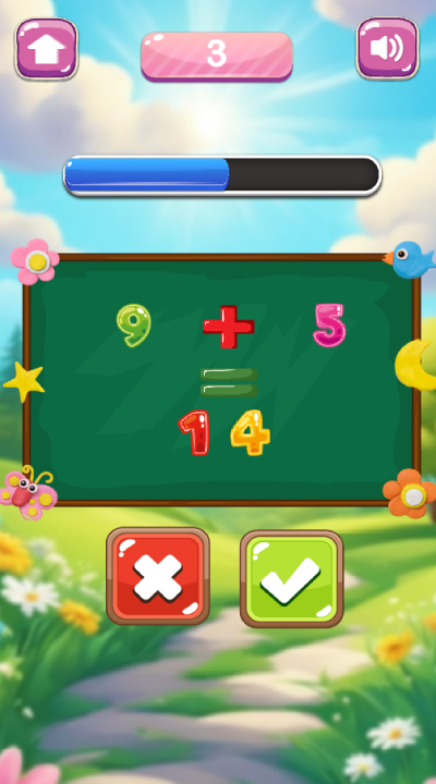Kids Fun Math Game – Educational HTML5 Game (Construct 3) | Android, iOS & Windows Source Code ...