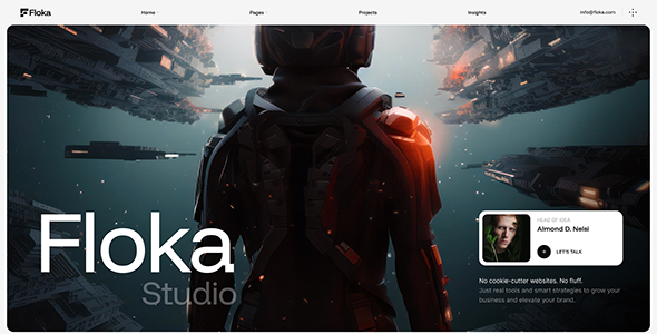 Floka - Digital Agency & Portfolio WordPress Theme by Case-Themes ...