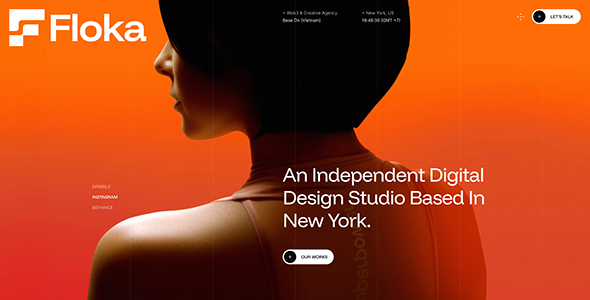 Floka - Digital Agency & Portfolio WordPress Theme by Case-Themes ...