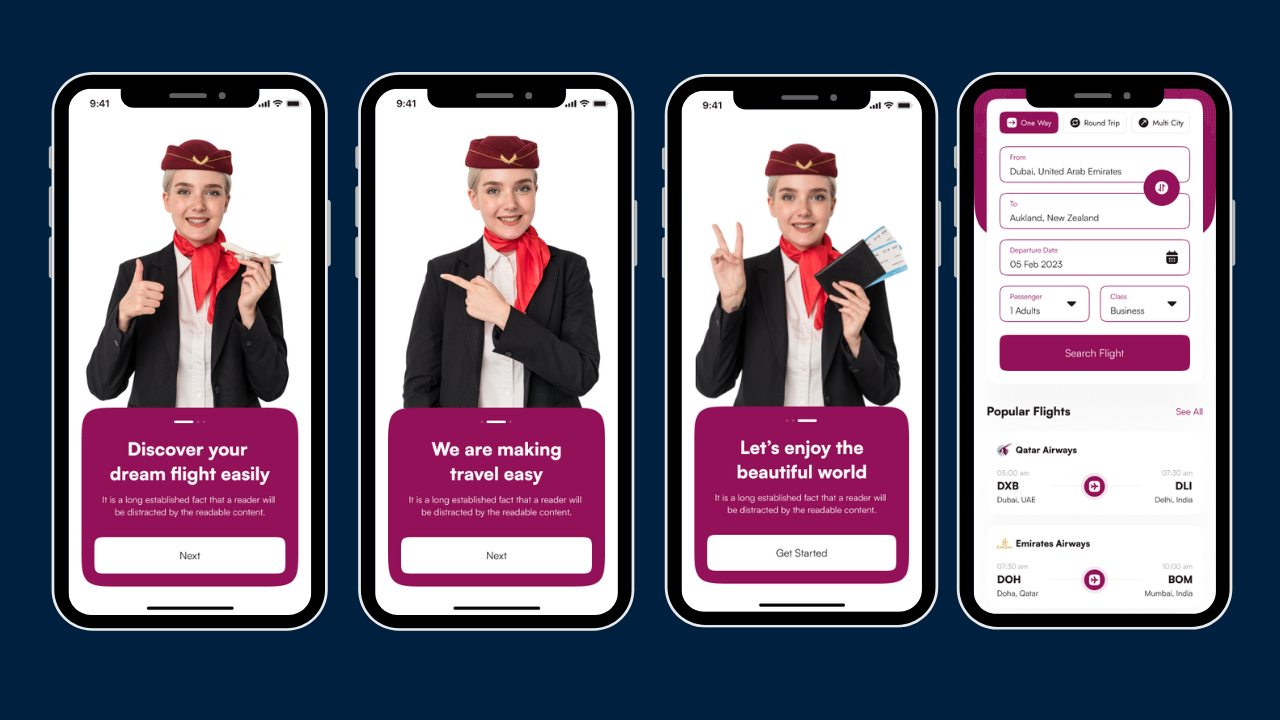 AI-Powered Flight Booking Flutter App Template | Flight Ticket Booking | Flight App by CodentraTech