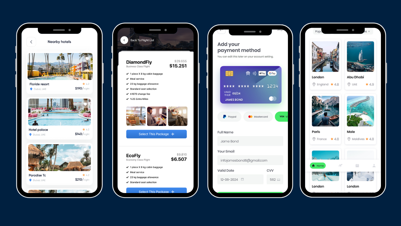 AI-Powered Flight Booking Flutter App Template | Flight Ticket Booking ...