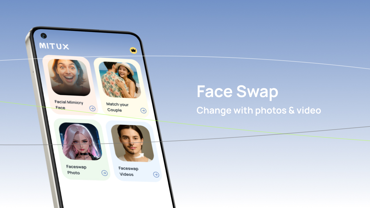 Mitux – AI Face Art React Native App Template by thirteendev | CodeCanyon
