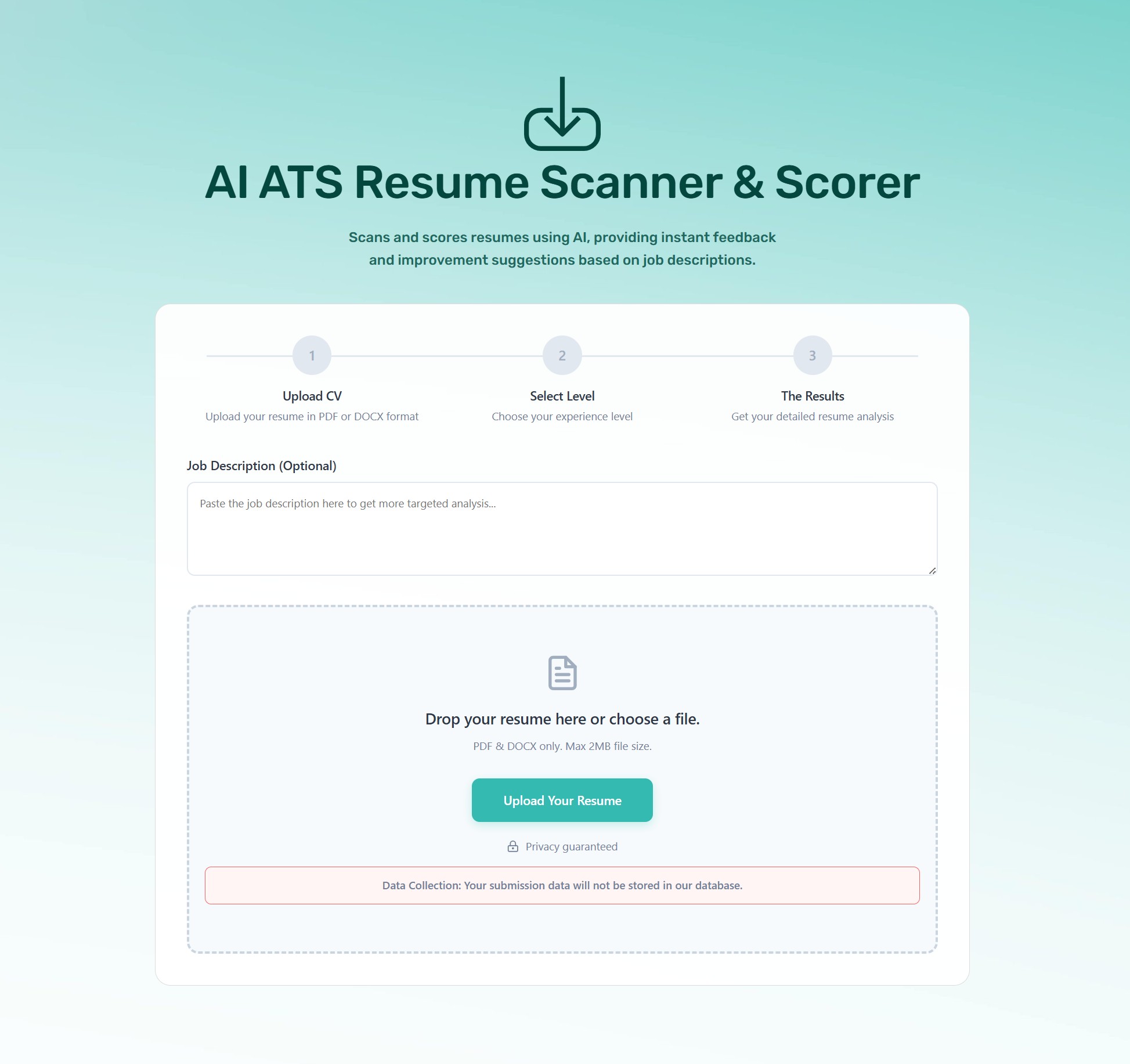 AICVs: AI Resume Scanner, Scorer & ATS Checker by modeltheme | CodeCanyon