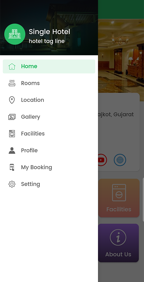 Android Single Hotel Application with Rooms, Gallery, Map & Booking ...