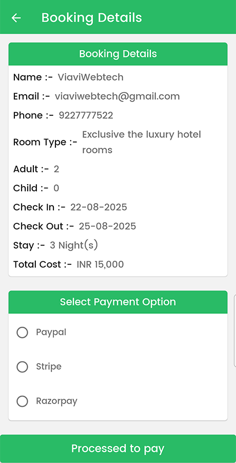 Android Single Hotel Application with Rooms, Gallery, Map & Booking ...
