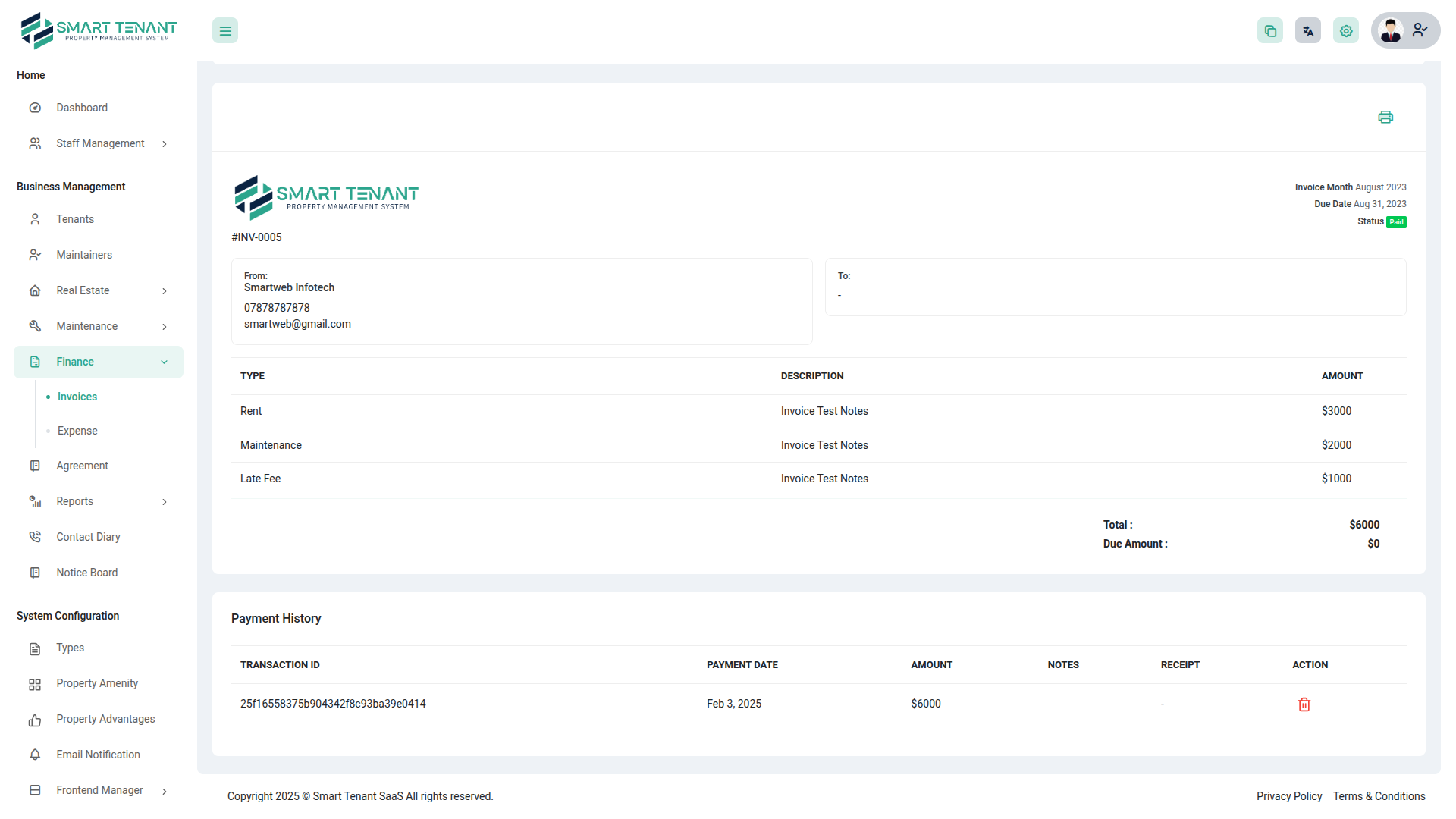 Smart Tenant SaaS - Property Management System by smartwebinfotech